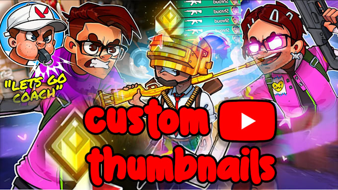 Draw cartoon thumbnails for you in 12hrs by Devil_lanka | Fiverr