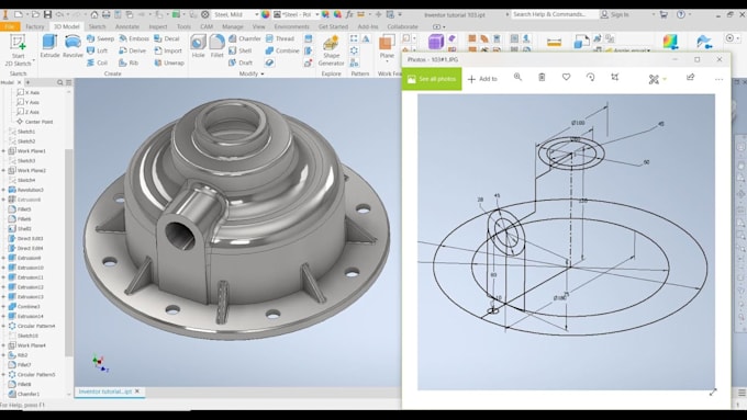 Design or edit 2d and 3d cad models by Im_tskell | Fiverr