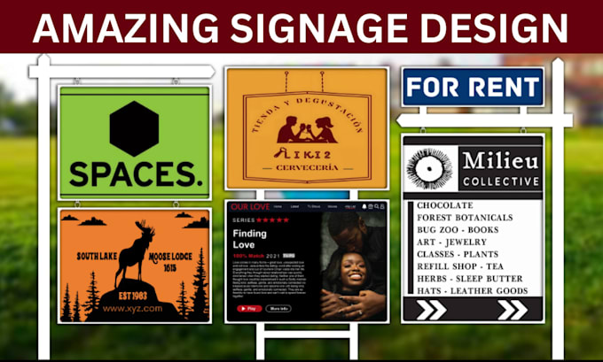 Create professional modern signage design by Smartwrap12 | Fiverr