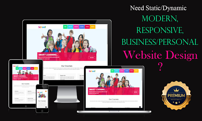 Develop and design responsive, modern website by Fp_shop | Fiverr