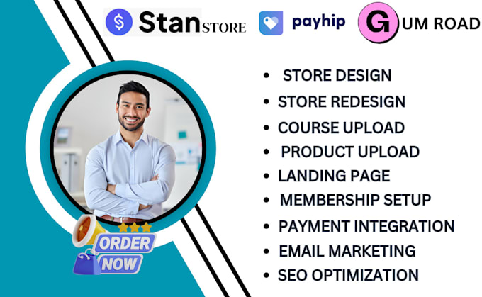 Do payhip stan store gumroad website design digital product sales funnel seo