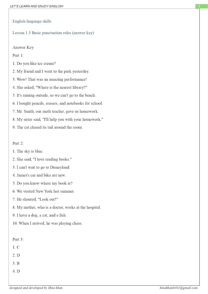 Design and develop customised english learning and practice worksheets ...