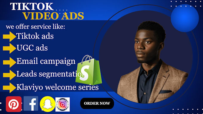 Create a tiktok video ads, dropshipping ads, tik tok ads, facebook video ads by Trump_will | Fiverr