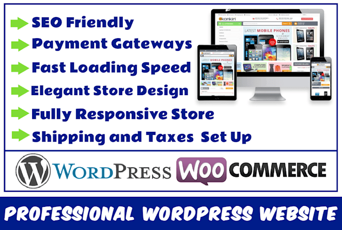 Design a professional wordpress woocommerce website with a responsive layout by Shazia_mehreen ...