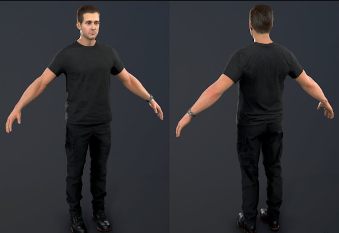 Do 3d second life character model, 3d clothing design for your avatar ...
