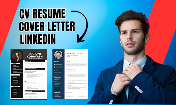 Make professional cv resume maker update build revamp cover letter europass cv by Noorzara3 | Fiverr