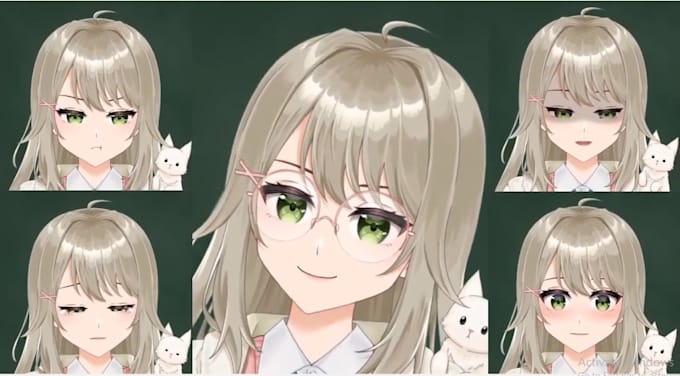 Create and sketch your 2d vtuber model, live 2d vtuber model, 2d ...