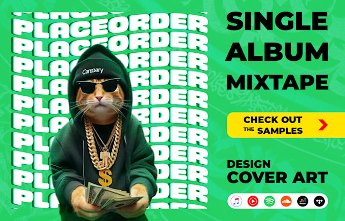 Make custom album cover and spotify cover art by Fixeledge | Fiverr