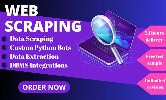 Do Data Scraping Data Extraction And Create Custom Python Bots By 0513