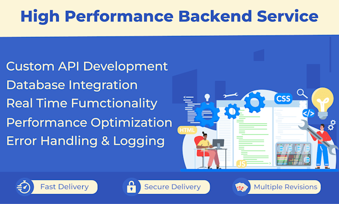 Build high performance backend services with node and express by Mustafahere01 | Fiverr