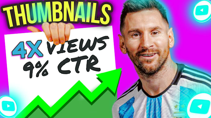 Fc 24 youtube thumbnails with eye catching designs by Noxious233 | Fiverr