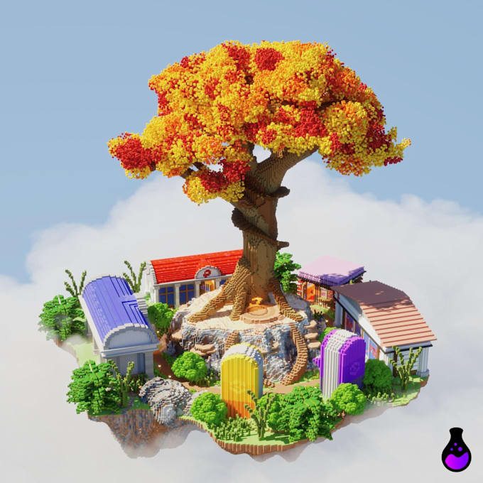 Build anything you could imagine in minecraft by Gravelek | Fiverr