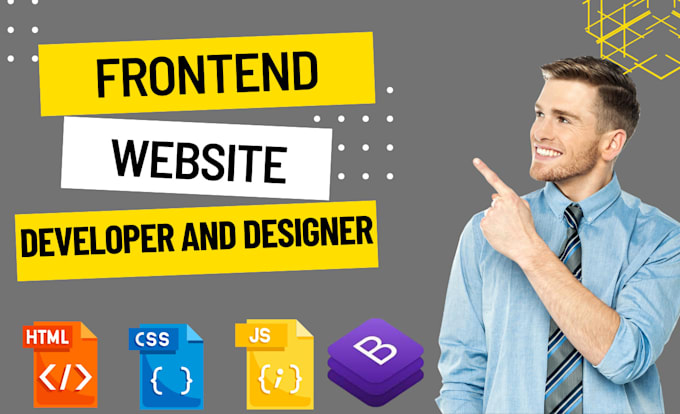 Be your frontend website developer and designer using html, css and bootstrap by Shahzad_mj | Fiverr
