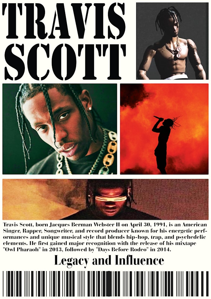 Design music artist posters, sports character, actor posters by ...