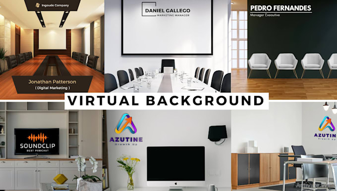 Create google meet and zoom virtual background in 24 hours by Mawais833 ...