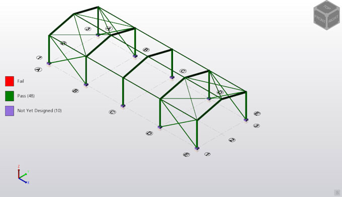 Do structural analysis and design using tekla and acutocad by ...
