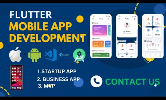 Create Flutter App Mobile App And Ios App Development By Talhash621