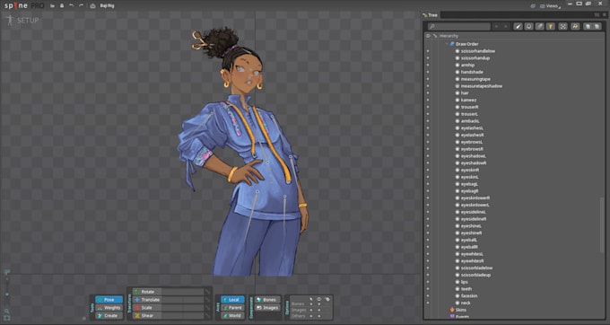 Animate character idle gifs on spine 2d or emotes by Rairuxz | Fiverr