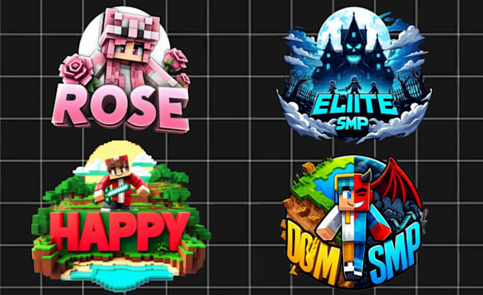 Create minecraft logo for your minecraft server by Prince_sells | Fiverr