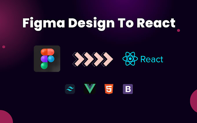 Convert figma design to react website with tailwind css by Adhikariaman | Fiverr