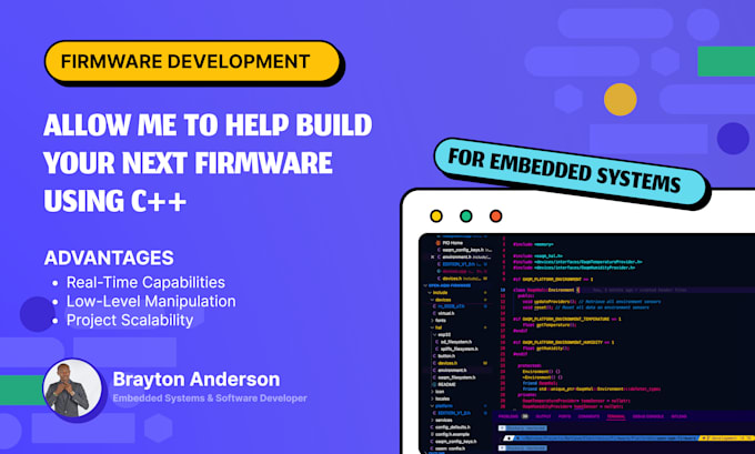 Help Build Your Embedded Systems Microcontroller Firmware Iot By Andie