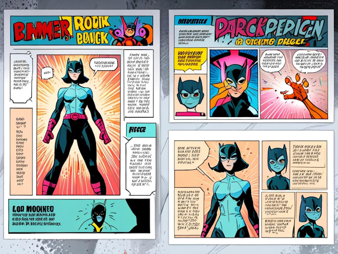 Comic book pages and character designs by Mikaylaoka | Fiverr