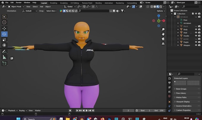 Create a custom vrchat avatar, furry avatar, anime avi, for vrchat and ...