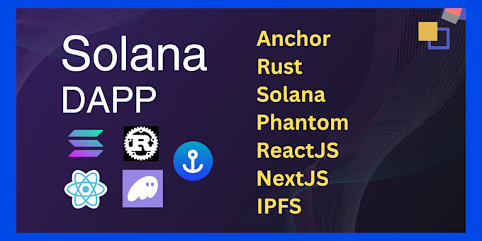 Build solana smart contract web3 dapp nft rust by Msalman__sarwar | Fiverr