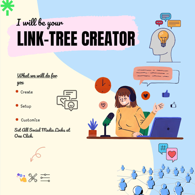 Create a compelling linktree bio link for instagram within 1 hour by ...
