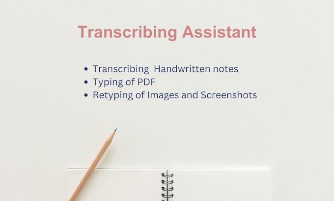 Transcribe handwritten notes, pdf and scanned images by Lakshmit733 ...
