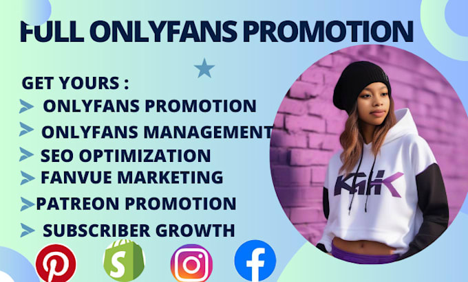 Do onlyfans promotion, fansly, fanvue page promotion by Hannahharuna ...