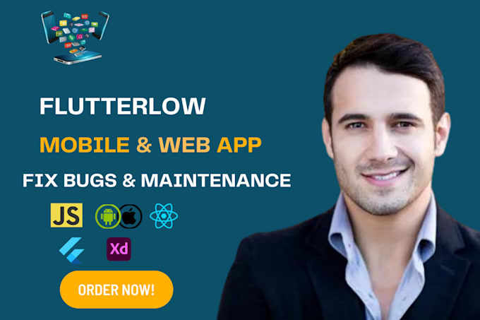 Do flutter app maintenance fix app bugs flutter app development fix app ...