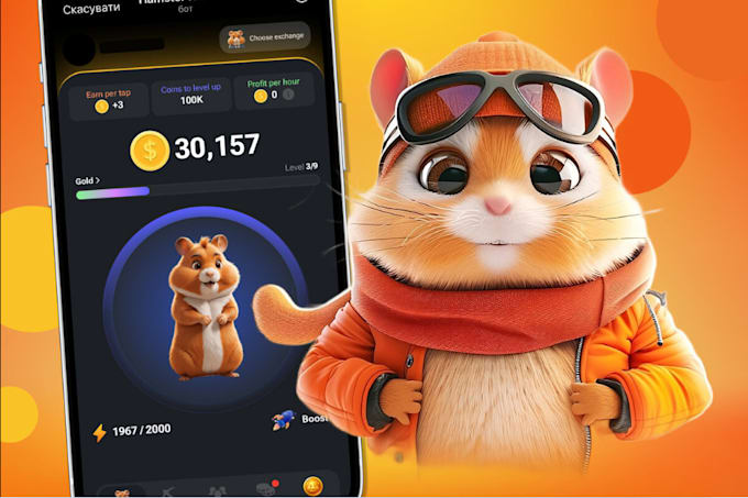 Clone the notcoin tapswap hamster kombat telegram mini app by Harbaryormhie | Fiverr
