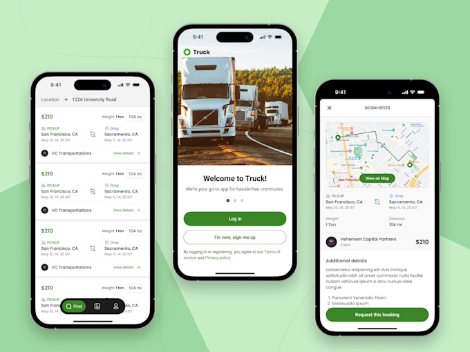 Develop truck booking app, transportation app, logistic app, cab ...