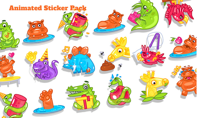 Do pack telegram animated stickers crypto giphy discord chibi anime ...