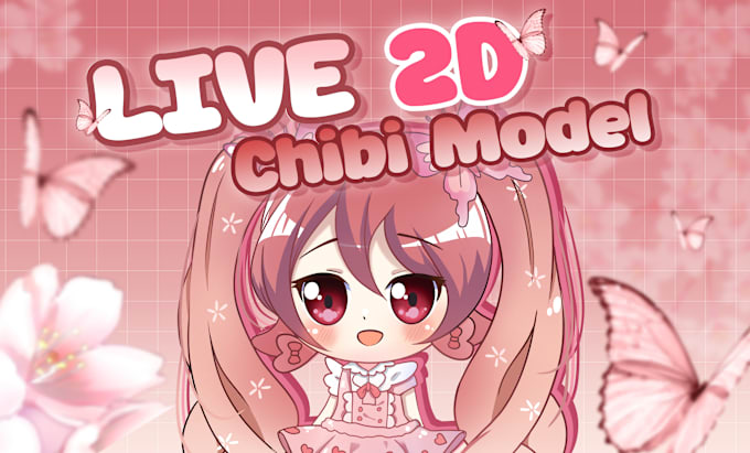 Draw custom chibi live2d vtuber model character design art ready to rig ... Draw custom chibi live2d vtuber model character design art ready to rig ...