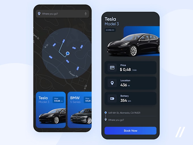 Build car rental app, car auction app, car marketplace app, bike ...