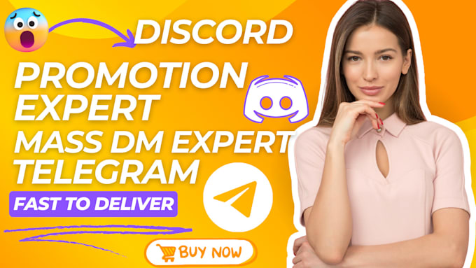 Mass dm promotion discord mass dm discord promotion by Founder_01 | Fiverr