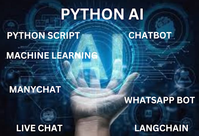 Develop python ai, python script, chatbot, machine learning, whatsapp bot Develop python ai, python script, chatbot, machine learning, whatsapp bot