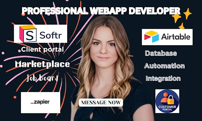 Build a webapp and mobile app with softr, weweb, shoutem, flutter flow by Adex_vic | Fiverr