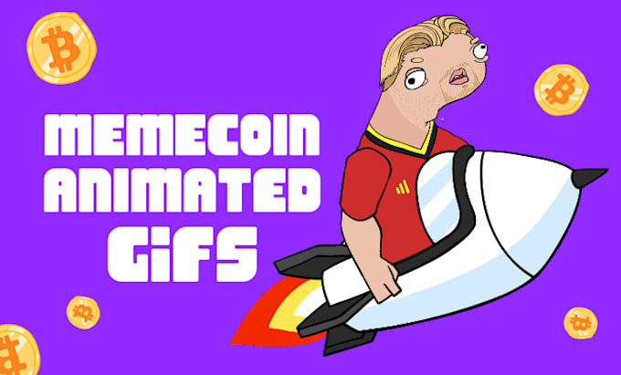 Create animated gifs for your meme coins by Vikstudioz | Fiverr