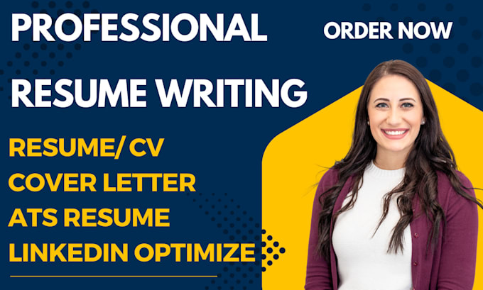 Do professional ats resume writing, rewriting, cv, cover letter ...