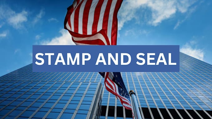 Stamp, seal and sign your usa city permit architectural drawing, floor ...