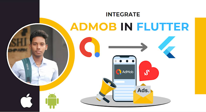 Integrate admob to your flutter app by Surajit_basak | Fiverr Integrate admob to your flutter app by Surajit_basak | Fiverr