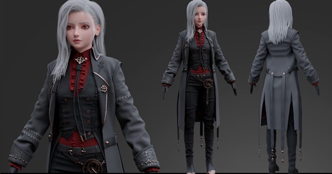 Create 3d realistic game character,nsfw art, 3d assets,rig ue5,modular character by Kaotta | Fiverr