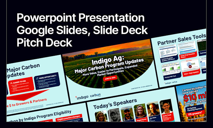 Diseño de presentaciones en power point, canva pitch deck o google slide deck