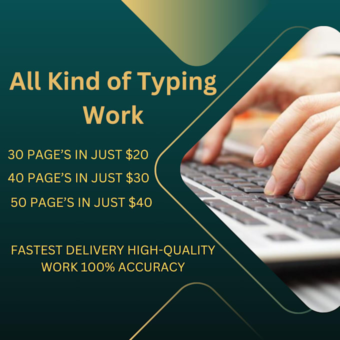 Do english, hindi, typing perfectly page typing by Keshavsry | Fiverr