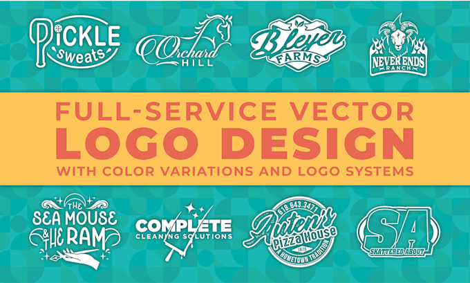 Design a professional logo with full service provided by Caedwards | Fiverr