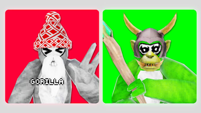 Make you a beautiful gorilla tag profile picture by Memethecatyt | Fiverr