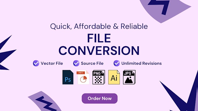 Convert any file to vector ai, psd, png in 30 minutes by ...